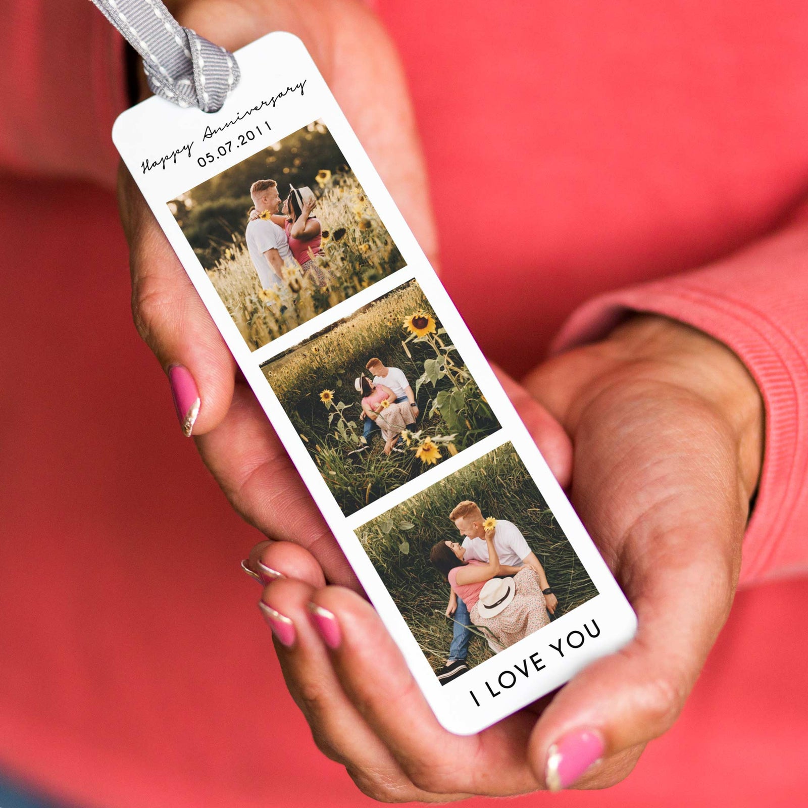 Personalised Anniversary Photo Bookmark | The Little Picture Company