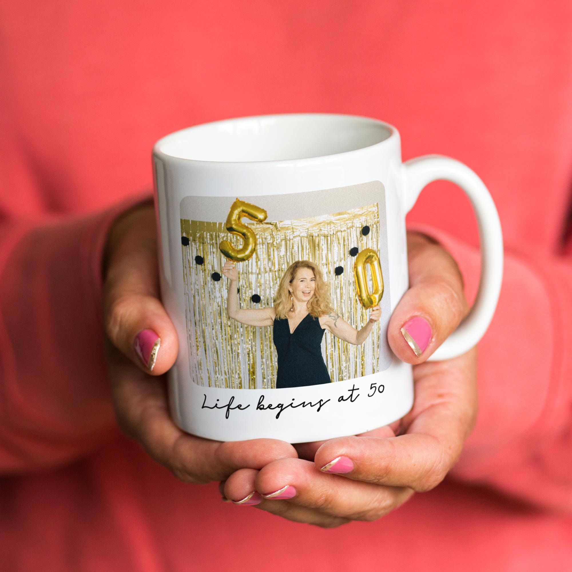 Personalised 50th Birthday Photo Mug Gift | The Little Picture Company