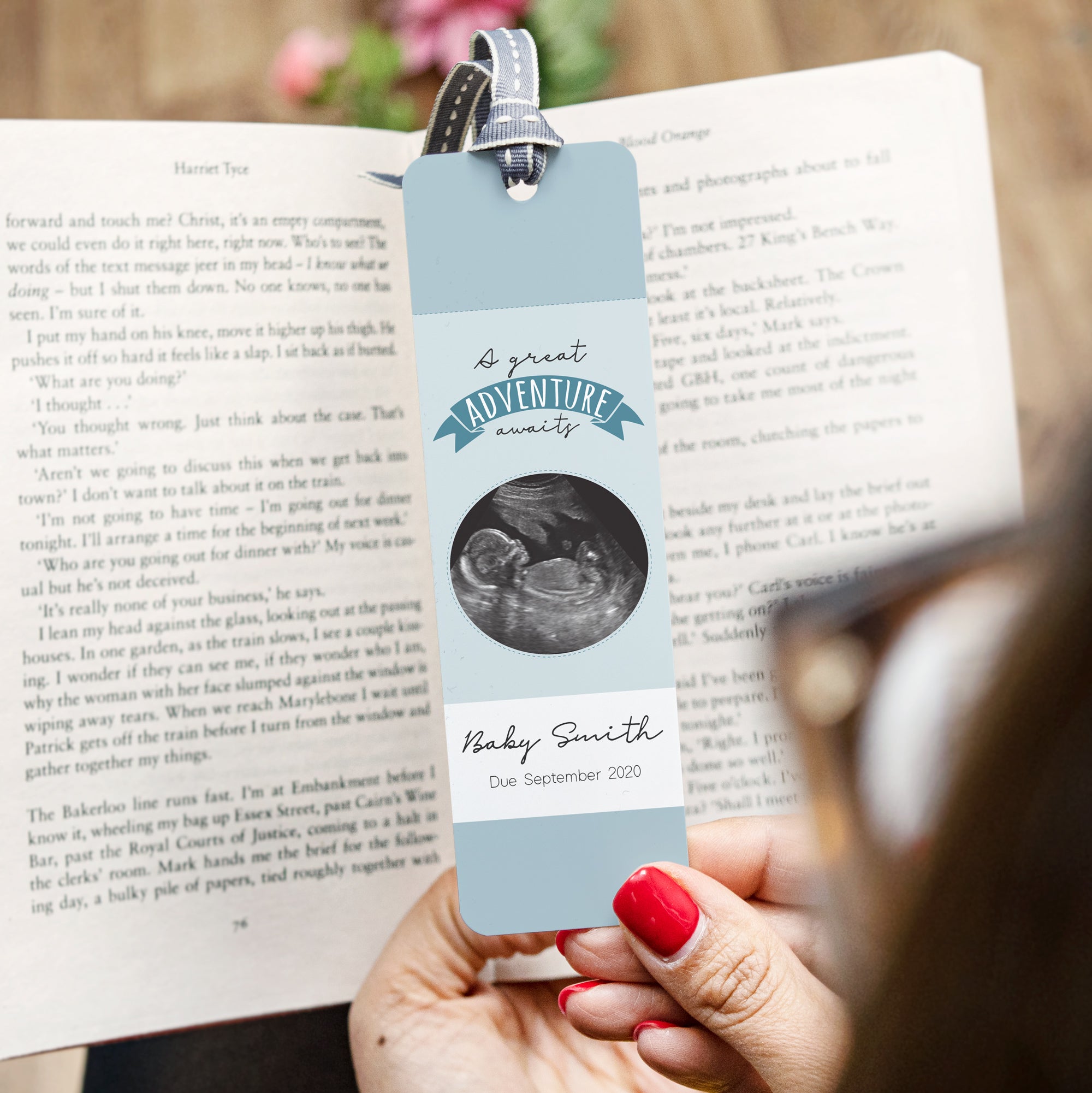 Personalised Baby Scan Bookmark | The Little Picture Company