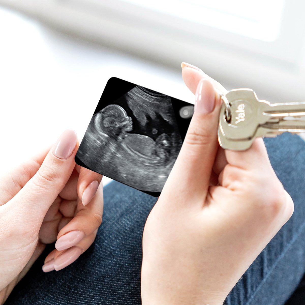 Personalised Baby Scan Keyring | The Little Picture Company