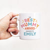 Personalised Best Mummy Award Mug | The Little Picture Company