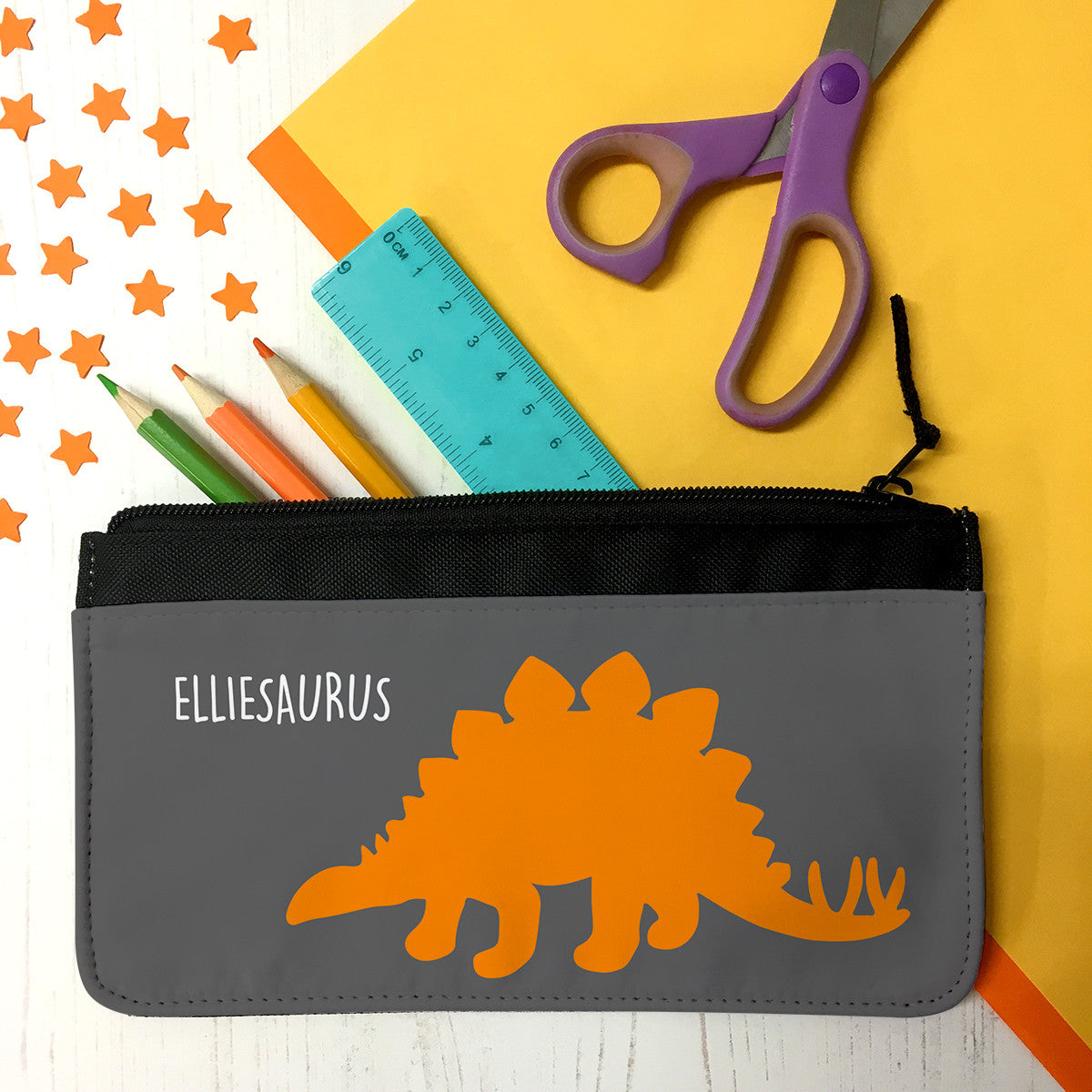 Children's Personalised 'Dinosaur' Fabric Pencil Case | The Little ...