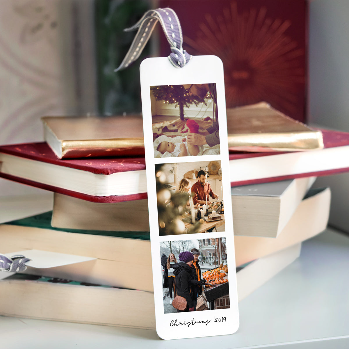 Personalised Photo Booth Metal Bookmark | The Little Picture Company