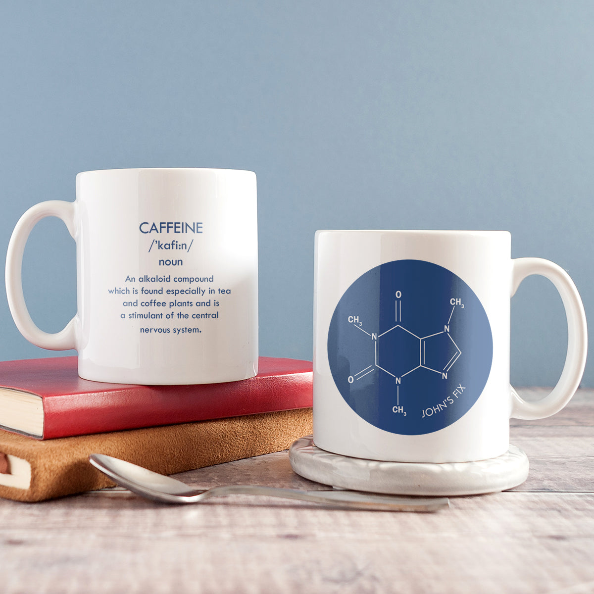 Personalised Caffeine Mug | The Little Picture Company