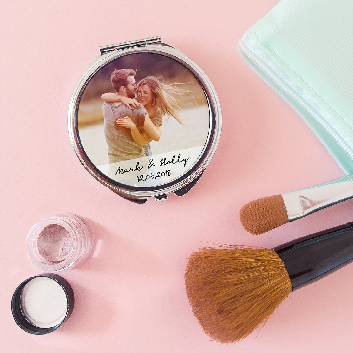 Personalised Couple Photo Mirror | The Little Picture Company