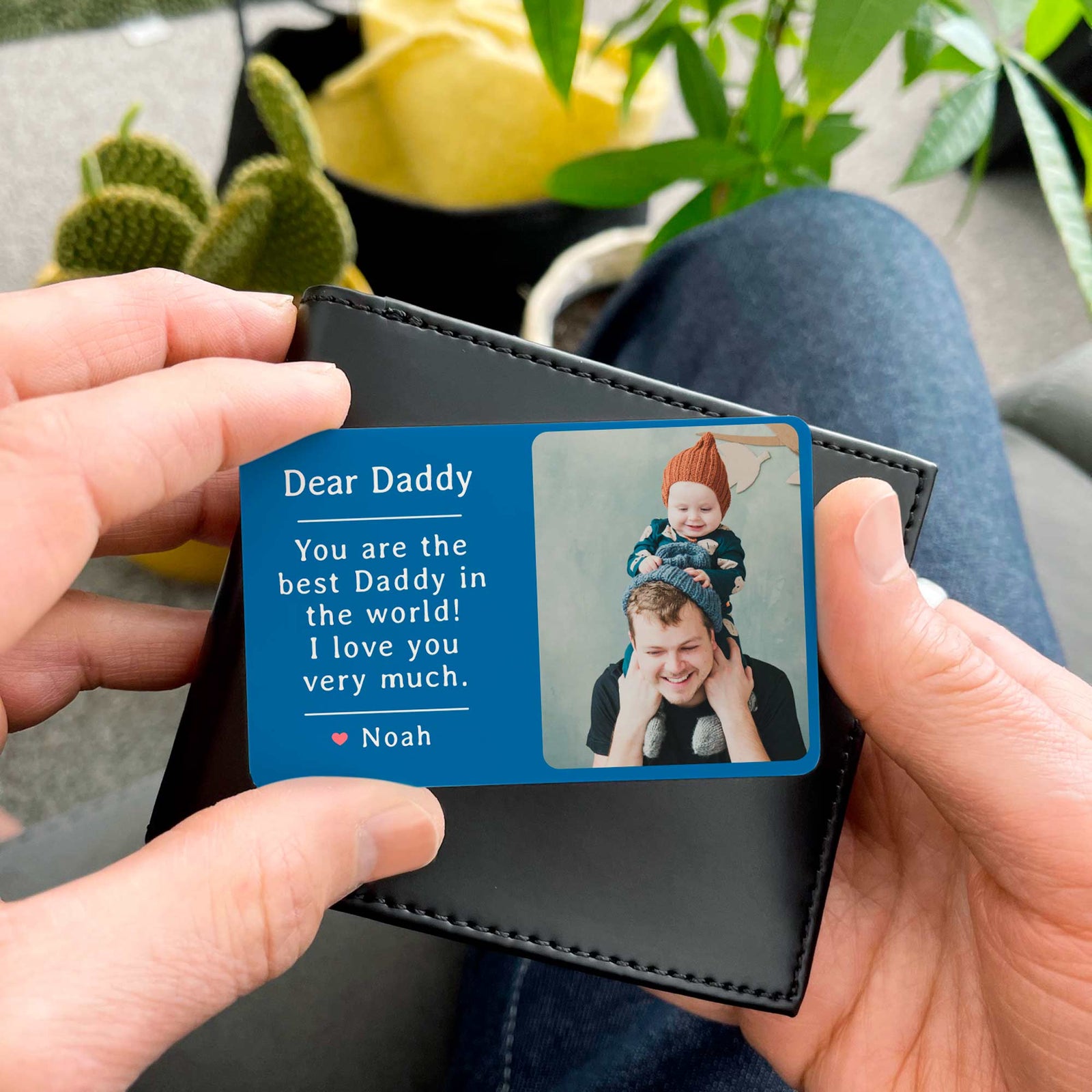 Wallet Size Photo Prints Custom Photo Wallet Card Personalized Text Pvc ...