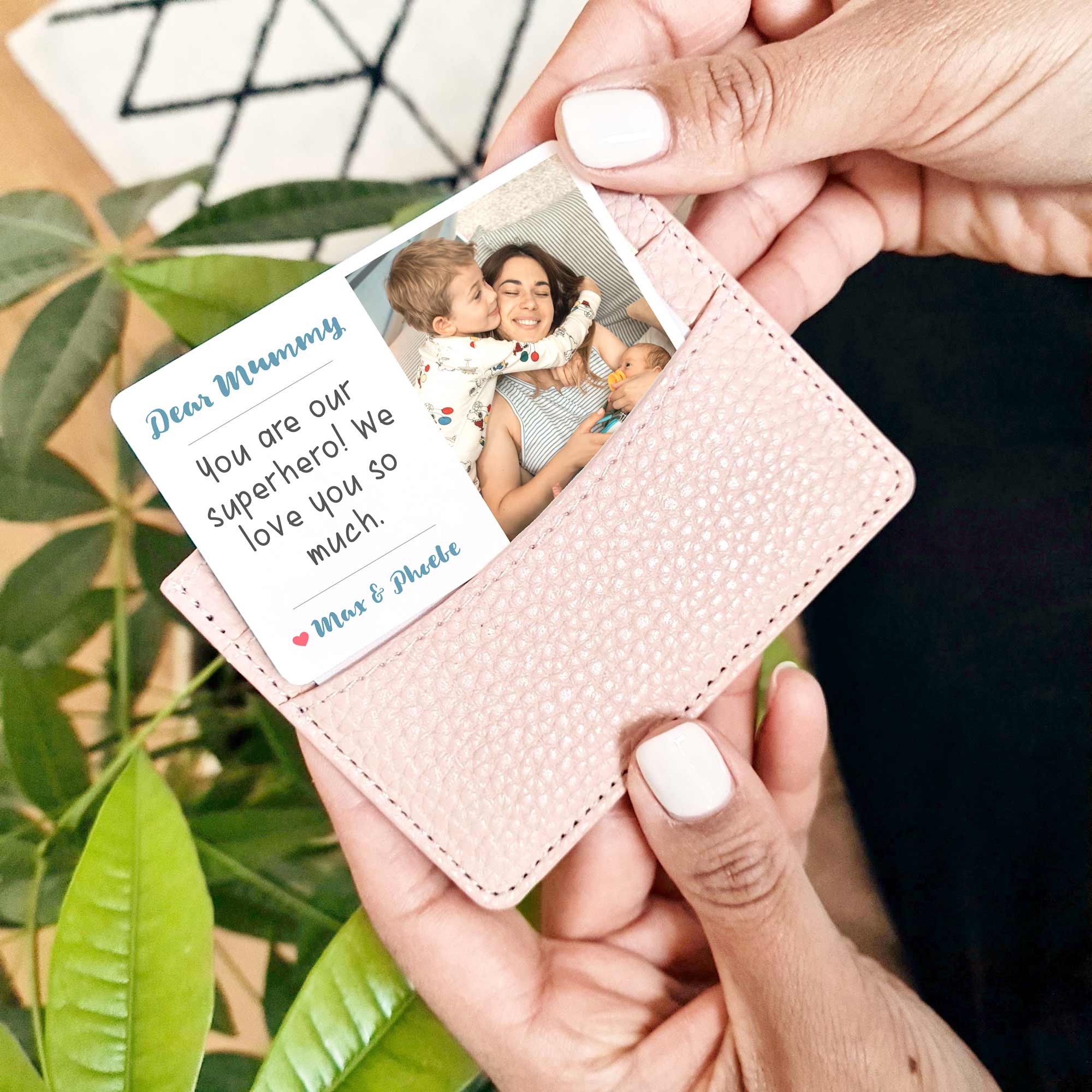 Personalised Dear Mummy Metal Wallet Card | The Little Picture Company