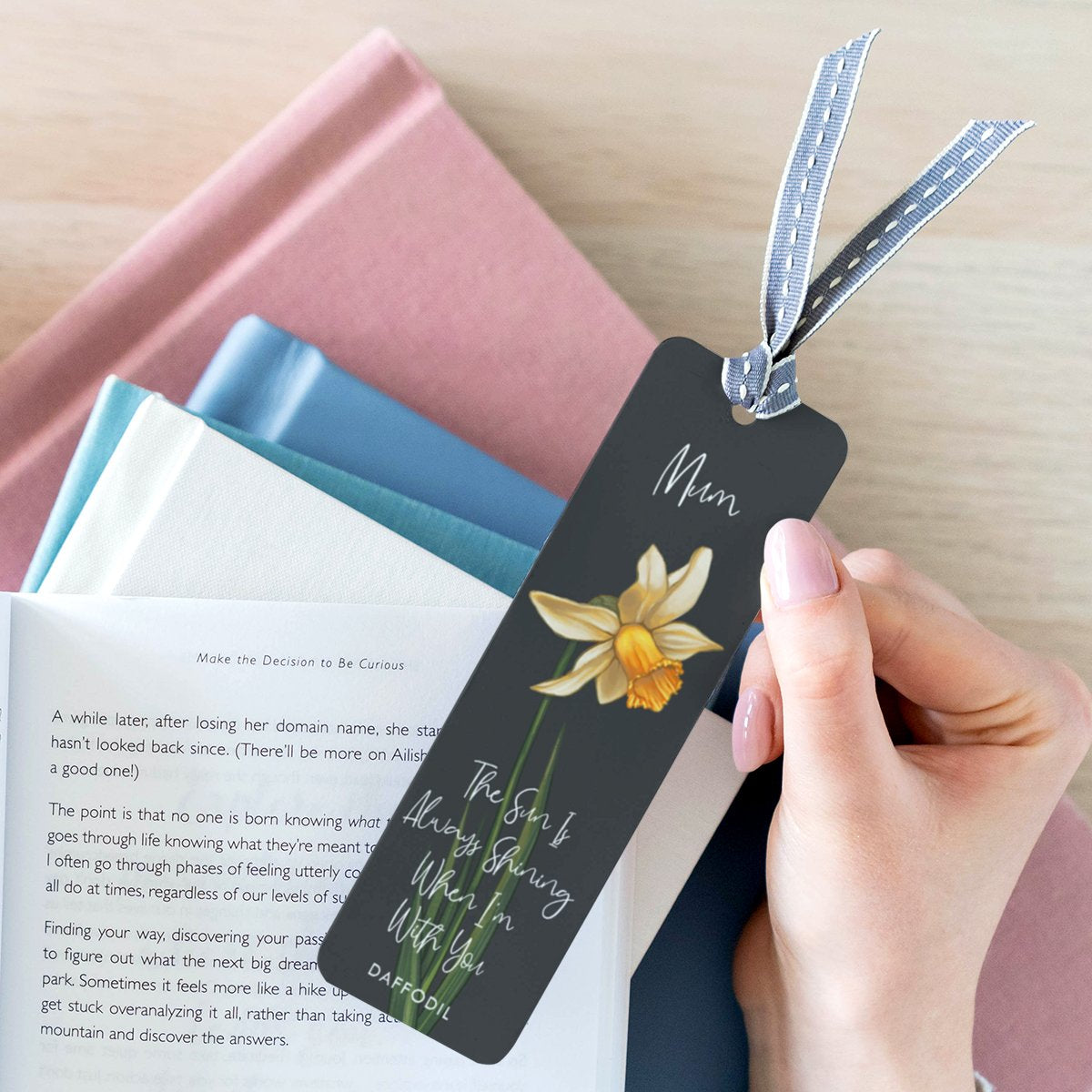 Personalised Floriography Bookmark | The Little Picture Company