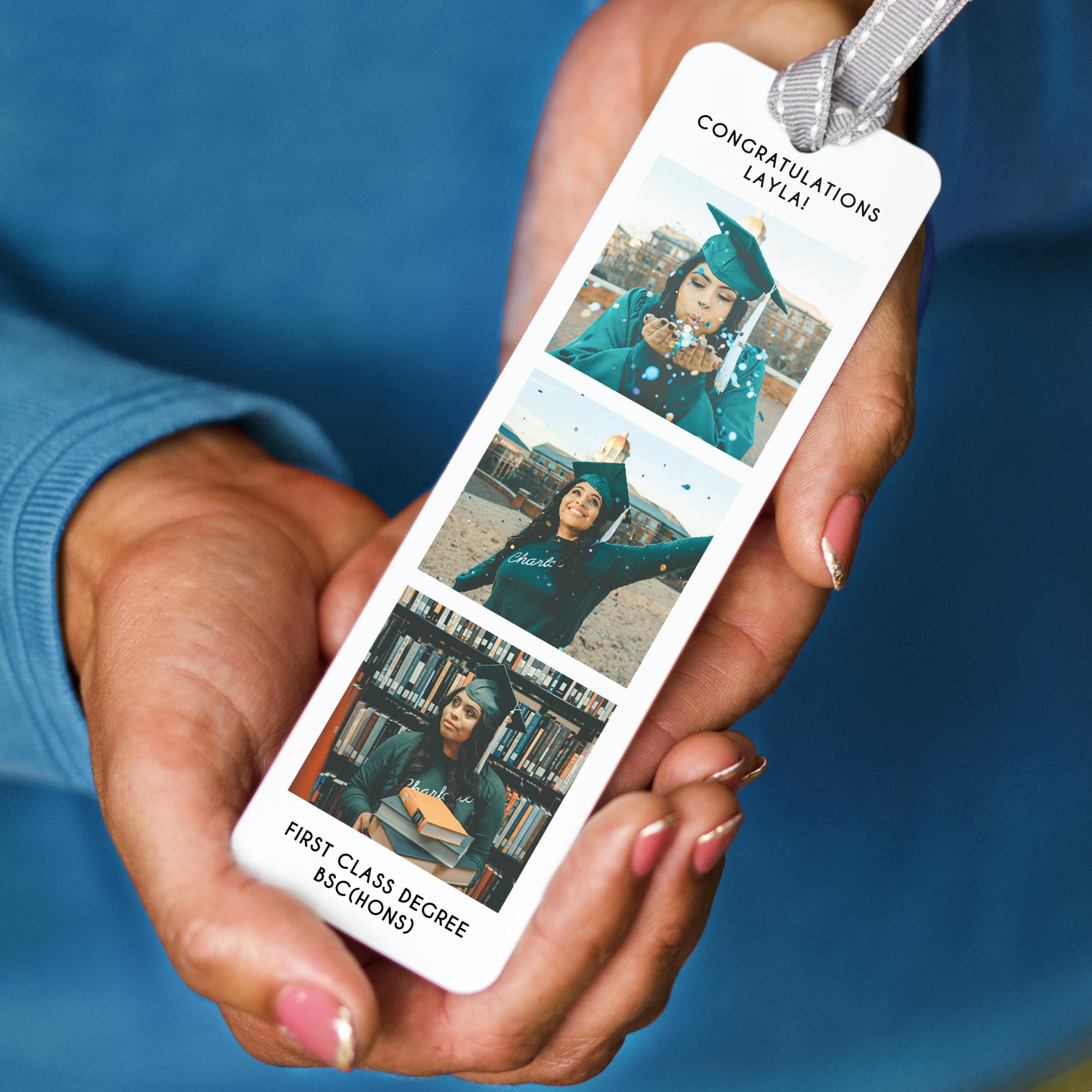 Personalised Graduation Photo Bookmark | The Little Picture Company