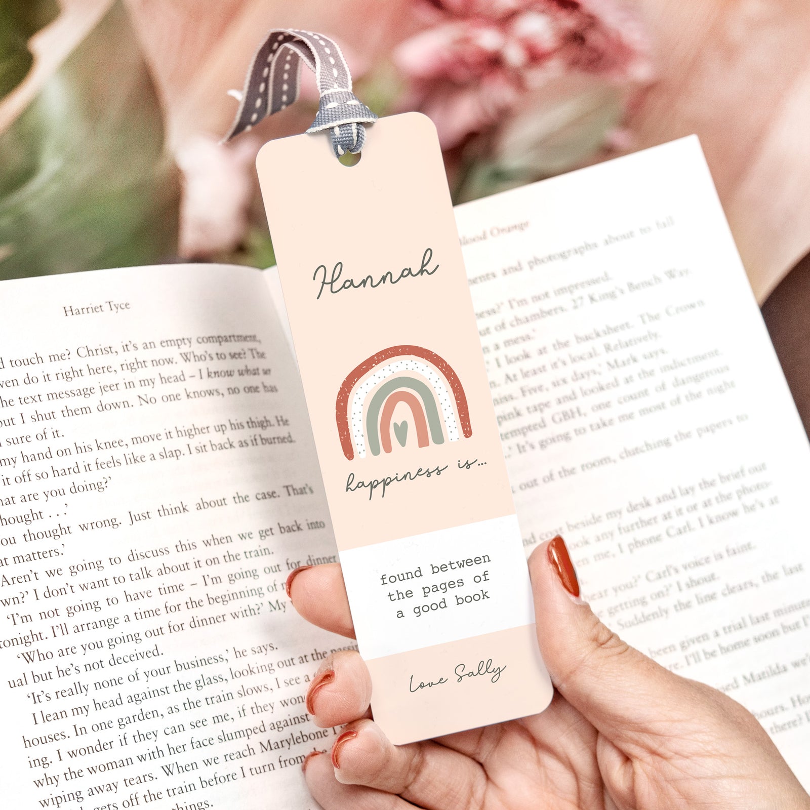 Personalised 'Happiness is...' Bookmark | The Little Picture Company
