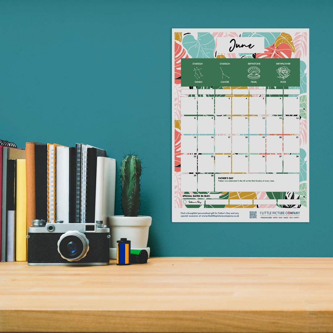 Free Printable June Monthly Planner | The Little Picture Company