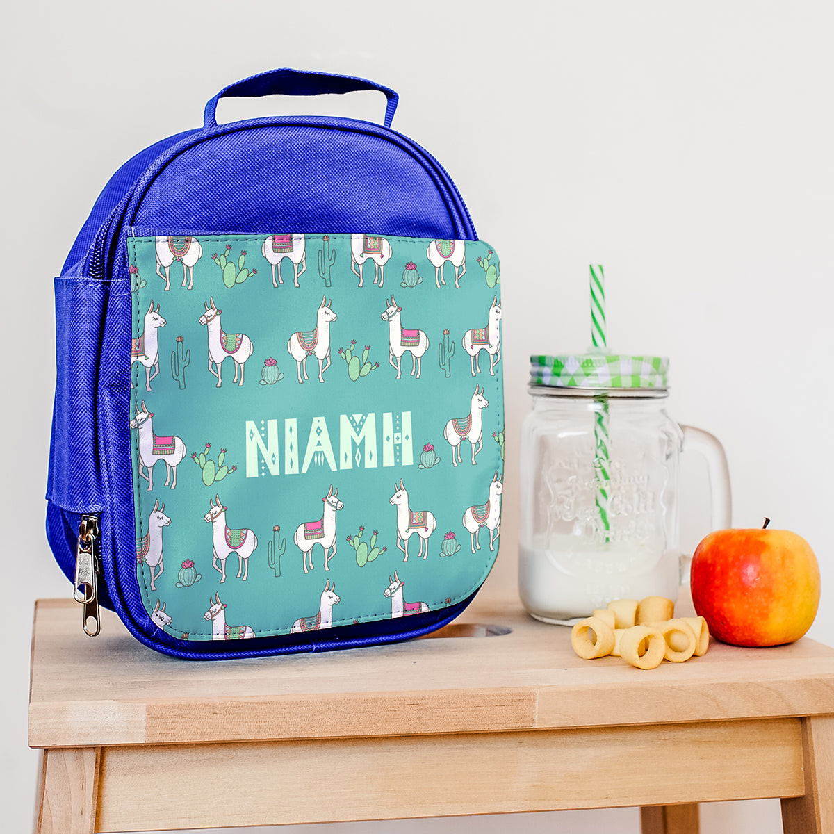 Personalised Lunch Bag With Mexican Llamas Design | The Little Picture ...