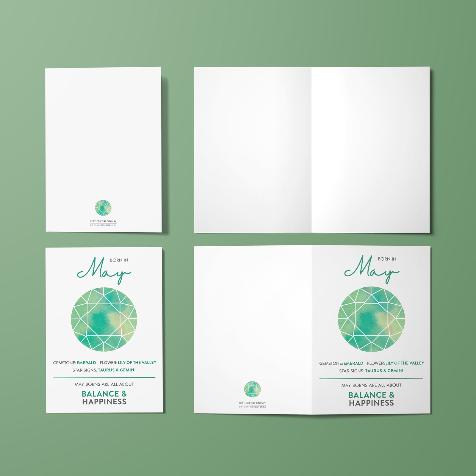 FREE May Birth Month Printable Card | The Little Picture Company