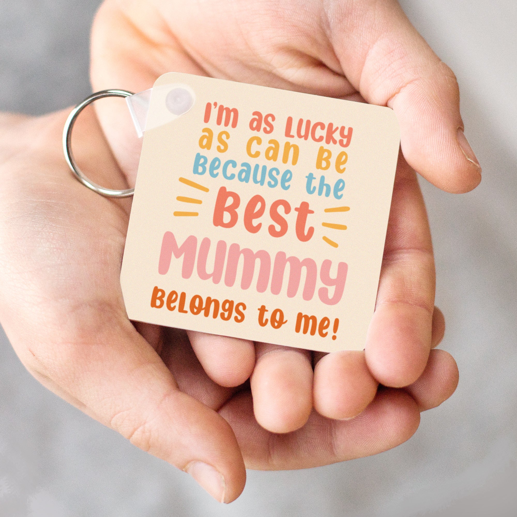 Personalised Best Mummy Keyring | The Little Picture Company
