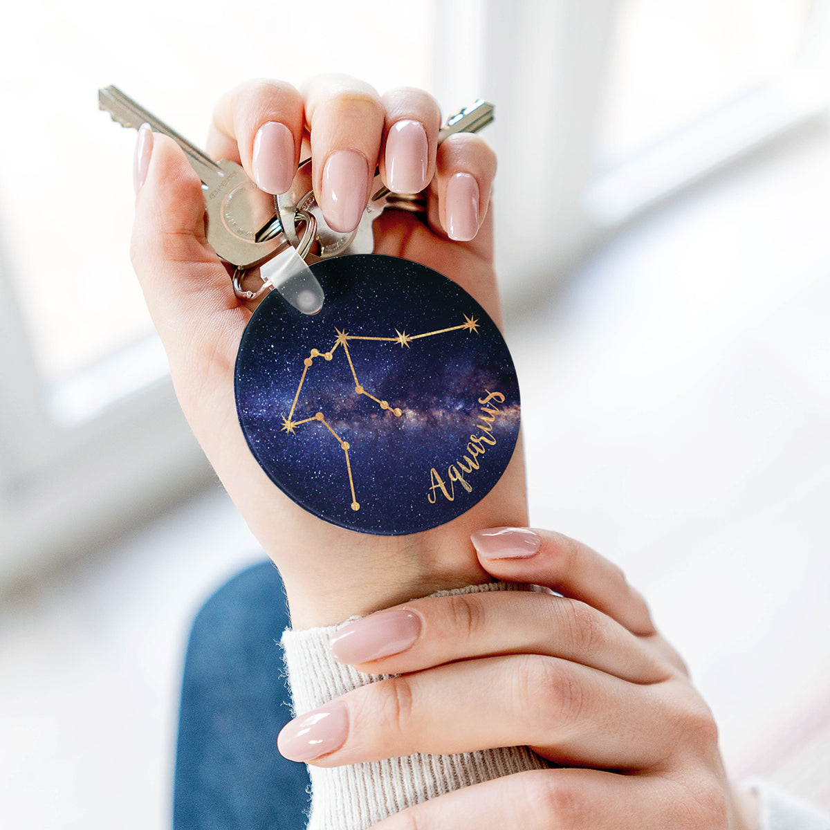 Personalised Zodiac Keyring | The Little Picture Company