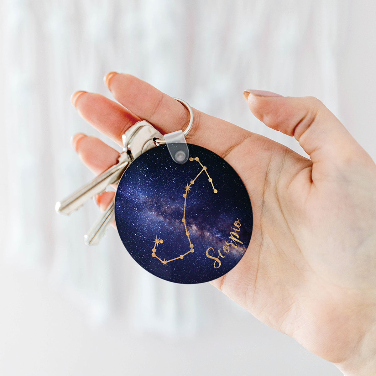 Personalised Zodiac Keyring | The Little Picture Company