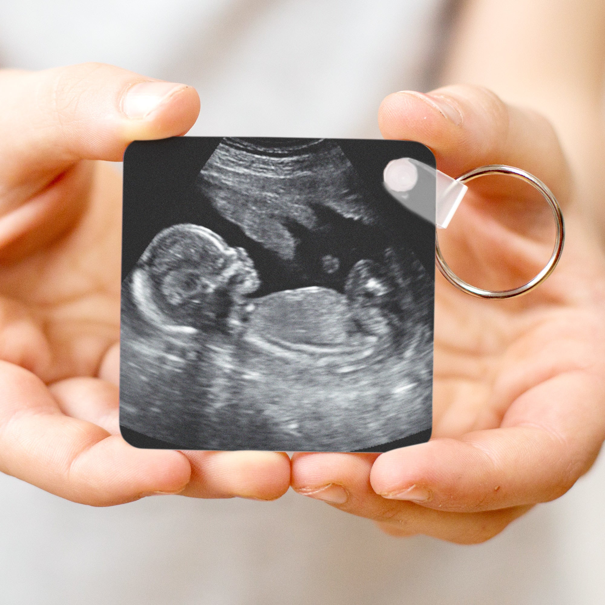 Personalised Baby Scan Keyring | The Little Picture Company