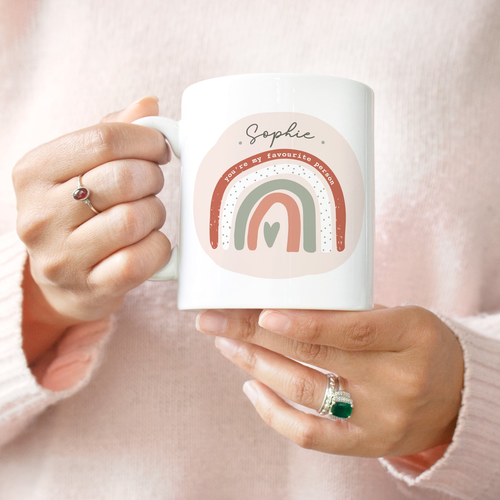 Personalised Happy Message Mug | The Little Picture Company