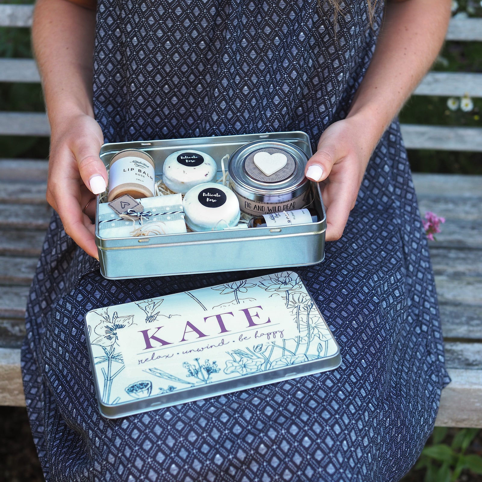 Personalised 'Be Happy' Deluxe Pamper Kit | The Little Picture Company