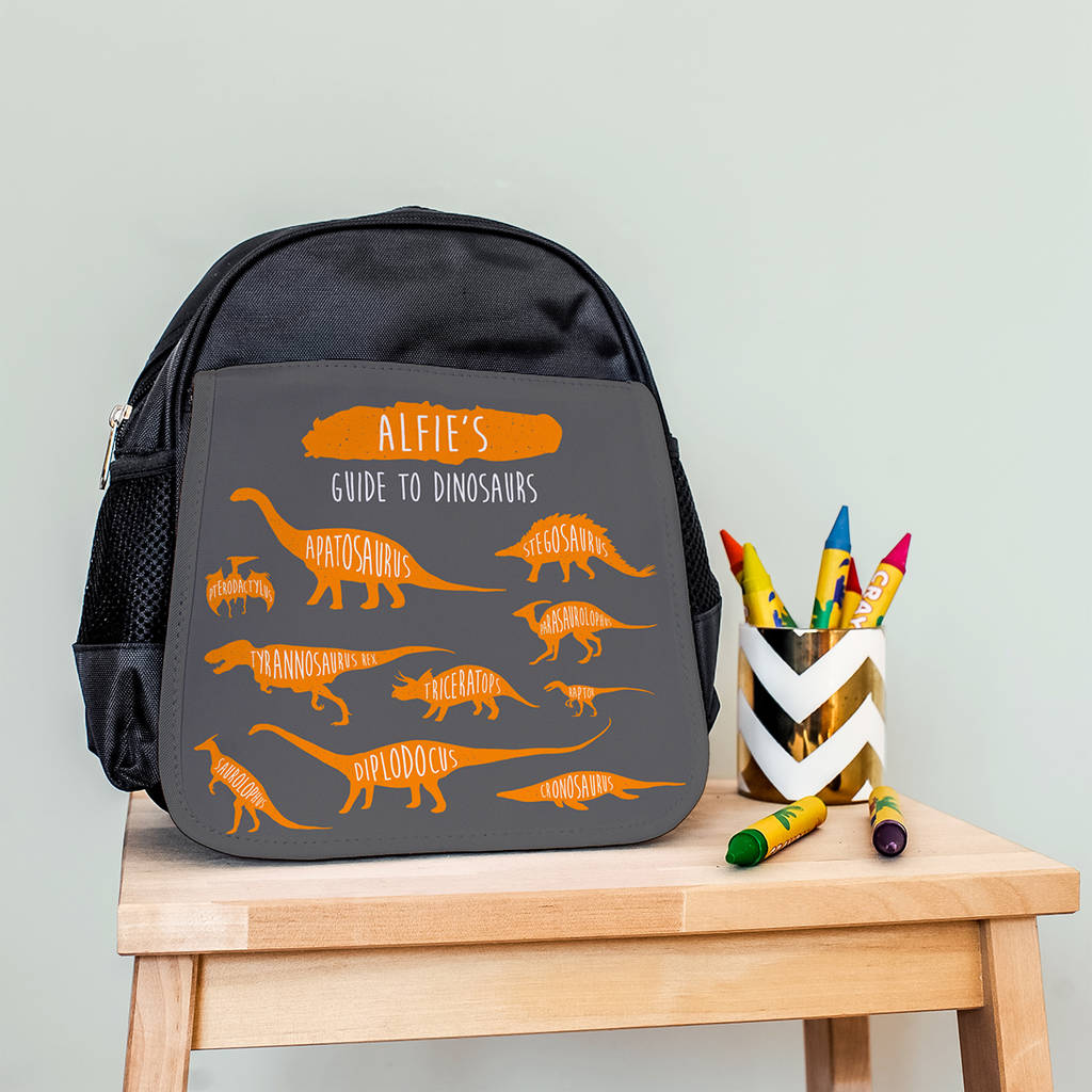 Personalised Children's Dinosaur Mini Backpack | The Little Picture Company