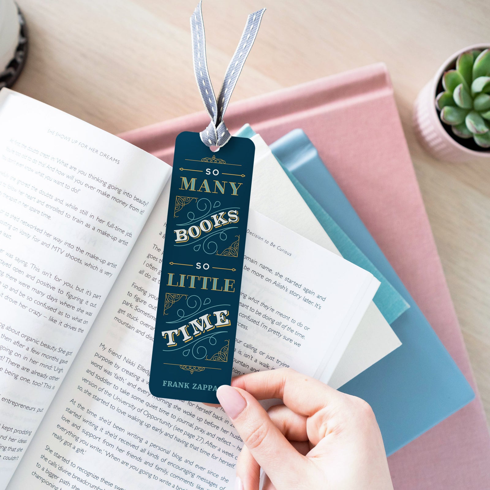 Frank Zappa Quote Metal Bookmark | The Little Picture Company