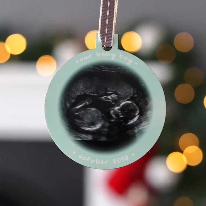 Baby Scan Christmas Bauble | The Little Picture Company