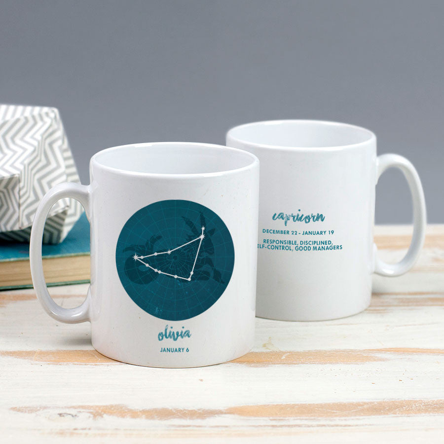Personalised Constellation Zodiac Mug | The Little Picture Company